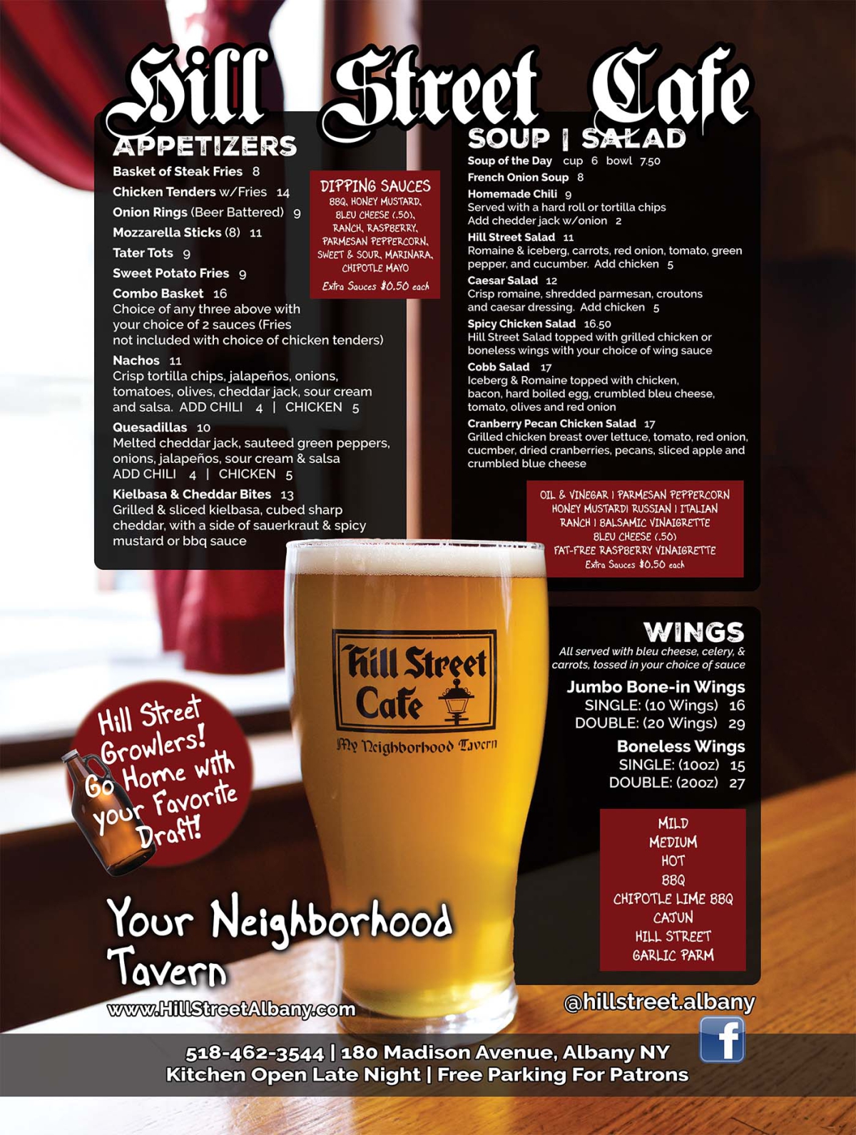 Menu – Hill Street Cafe