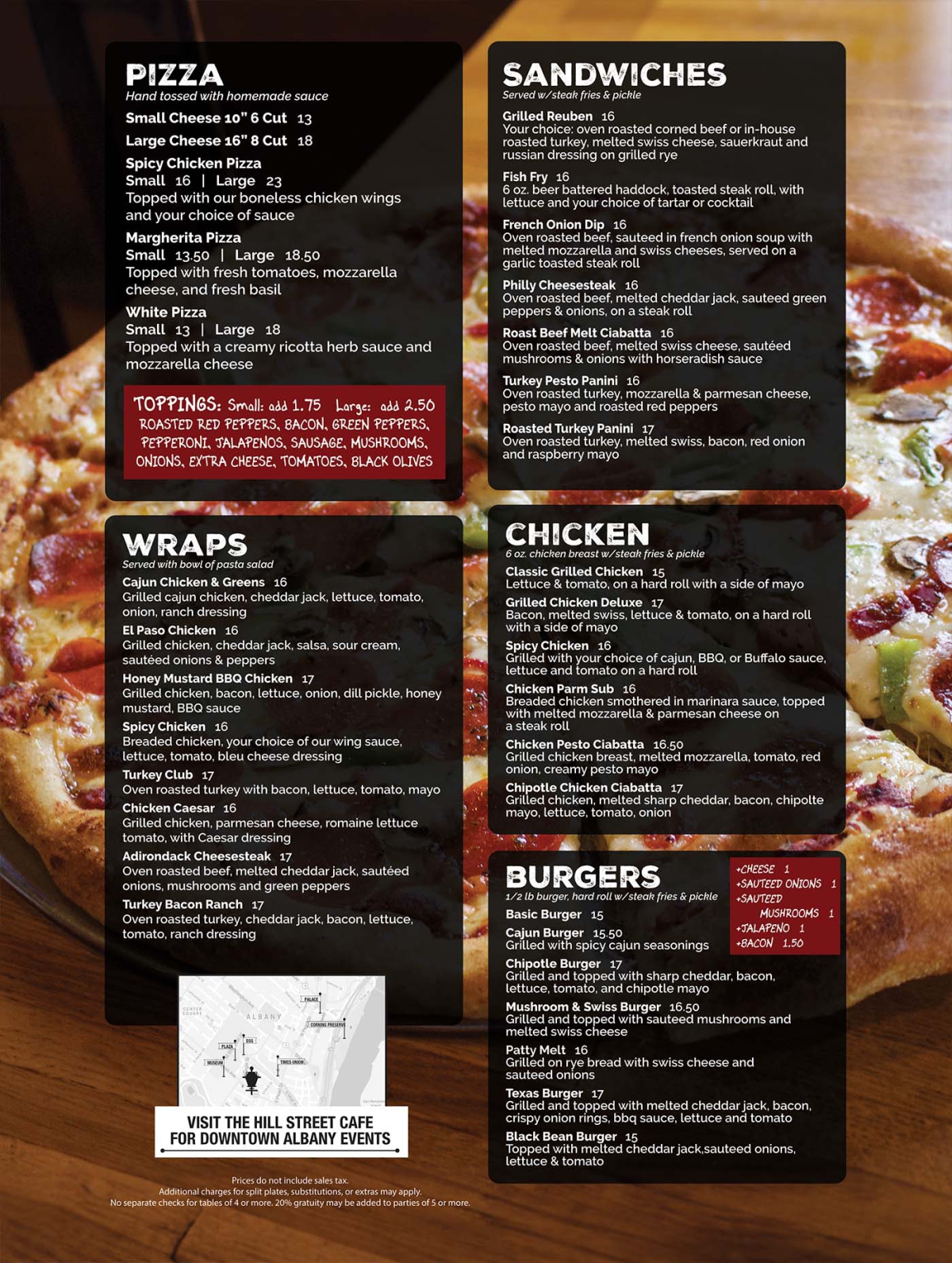 Menu – Hill Street Cafe